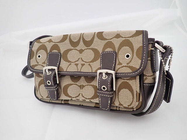 コーチ Signature シグネチャー Pochette Shoulder Bag ポシェット ショルダーバッグ 6844 – 正木屋質店